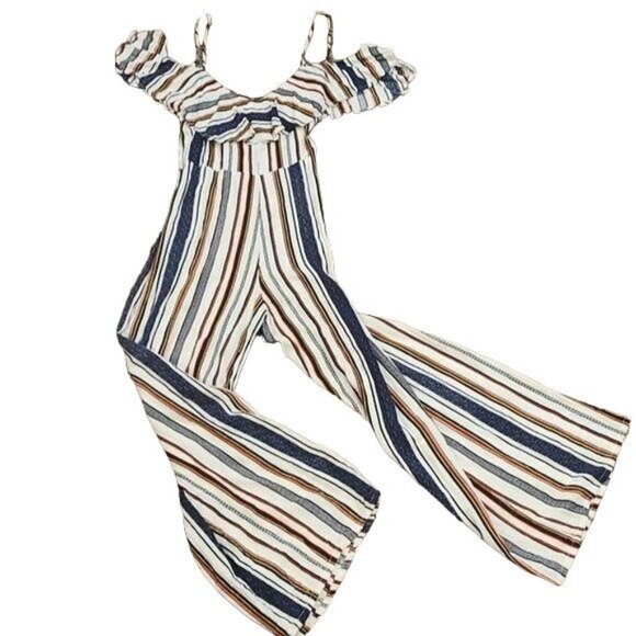 Thread Story | Pants & Jumpsuits | Thread Story Medium Jumpsuit Striped ...